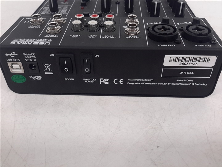 Hock Shop Marketplace | USB MIX 6 MINI MIXING BOARD WITH POWER CORD
