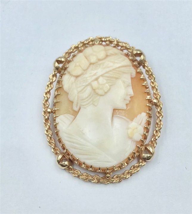 Hock Shop Marketplace | 10K CAMEO BROACH